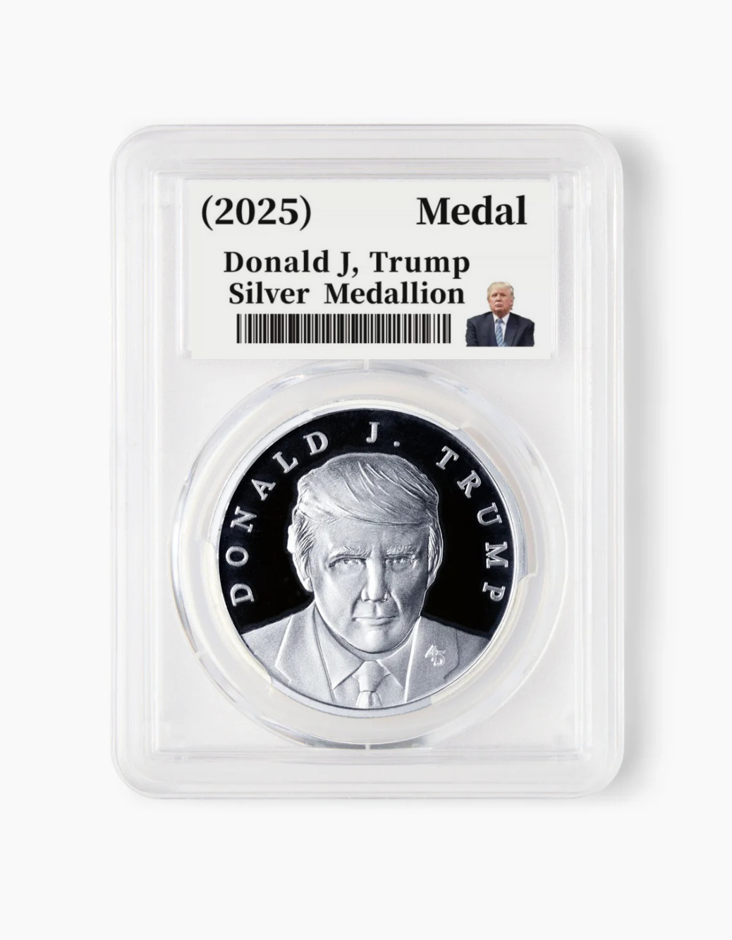 President Trump First 2025 Edition Silver Medallion – The Maga Offers
